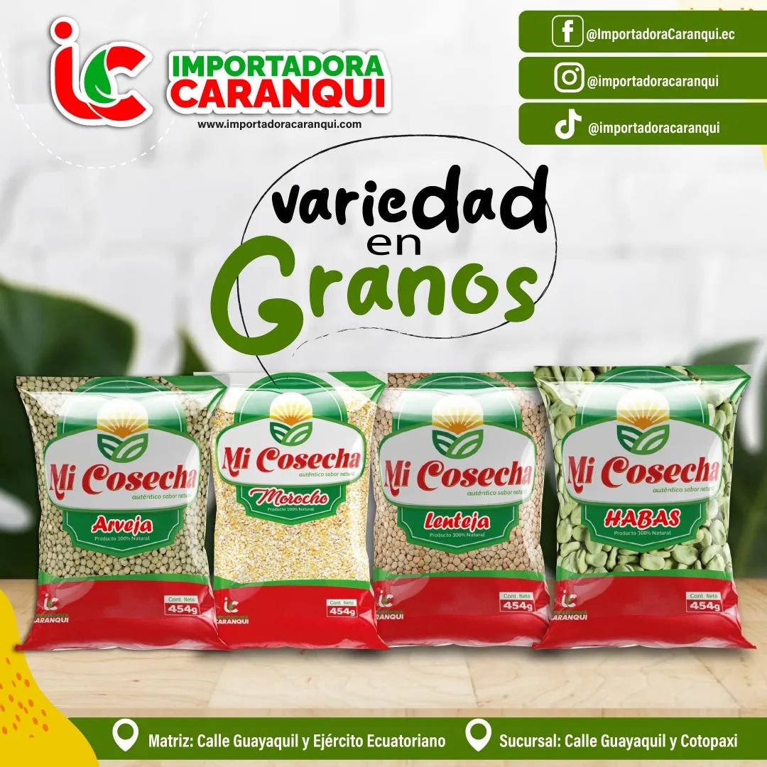 Productos Empacados – Importadora Caranqui